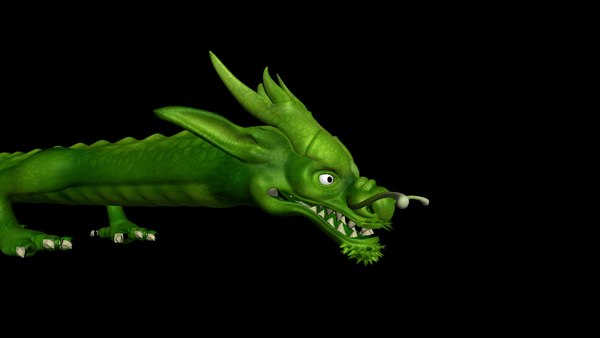 GREEN DRAGON MODEL 3D 모델 - TurboSquid 2032950