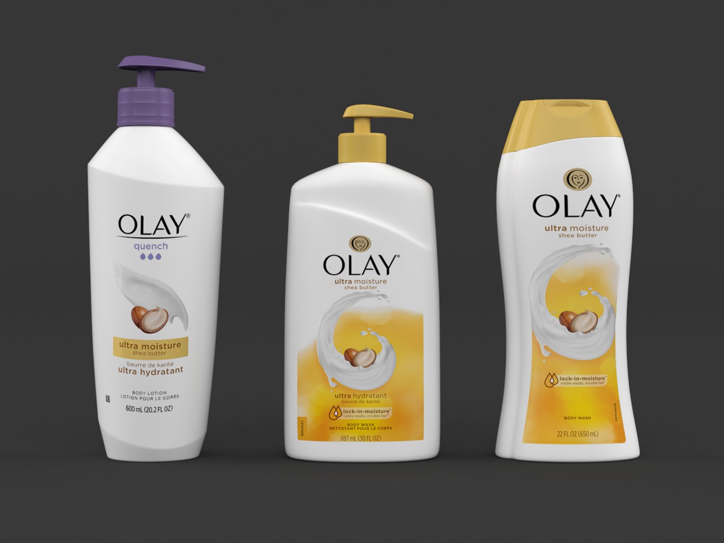 Olay moisture shea 3D model - TurboSquid 1582413