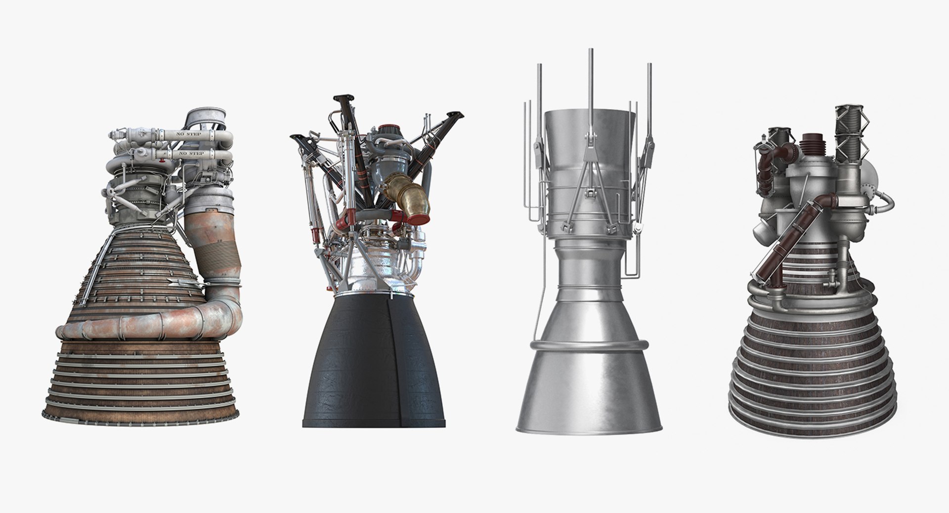 3D model rocket engines 3 - TurboSquid 1599204
