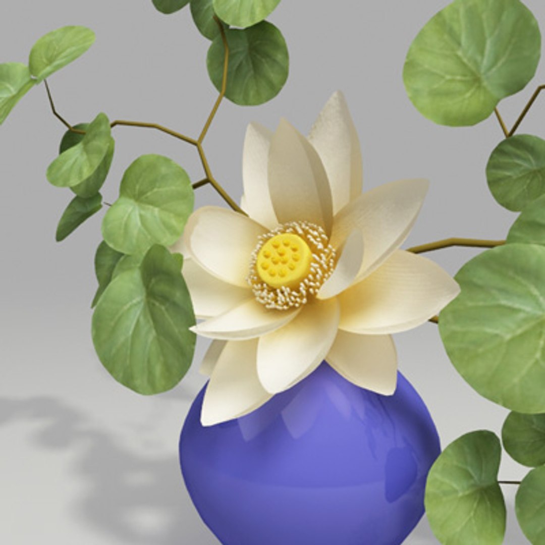 3d Flower Arrangement Works Model