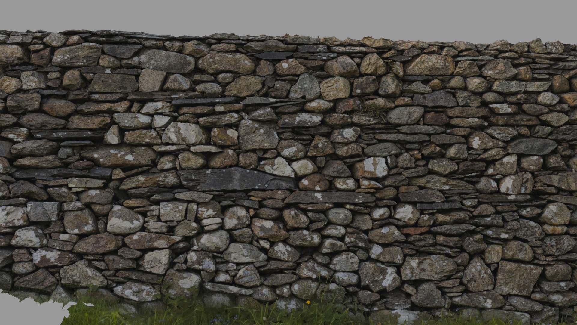 3D Model Photo Real Stone Wall - TurboSquid 2376079