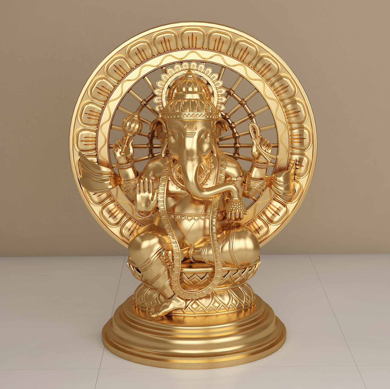 Sculpture ganesh model - TurboSquid 1389991