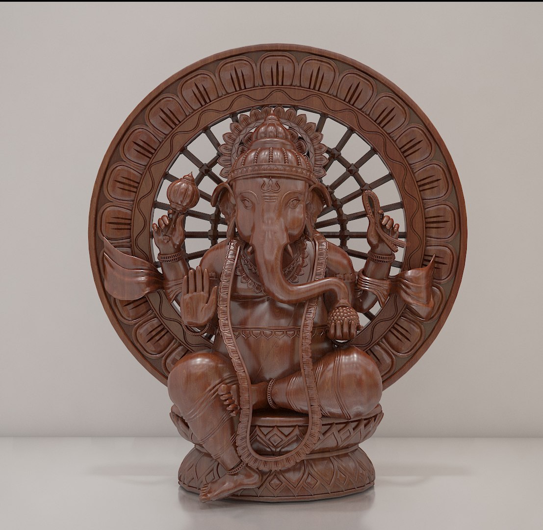Sculpture Ganesh Model - TurboSquid 1389991