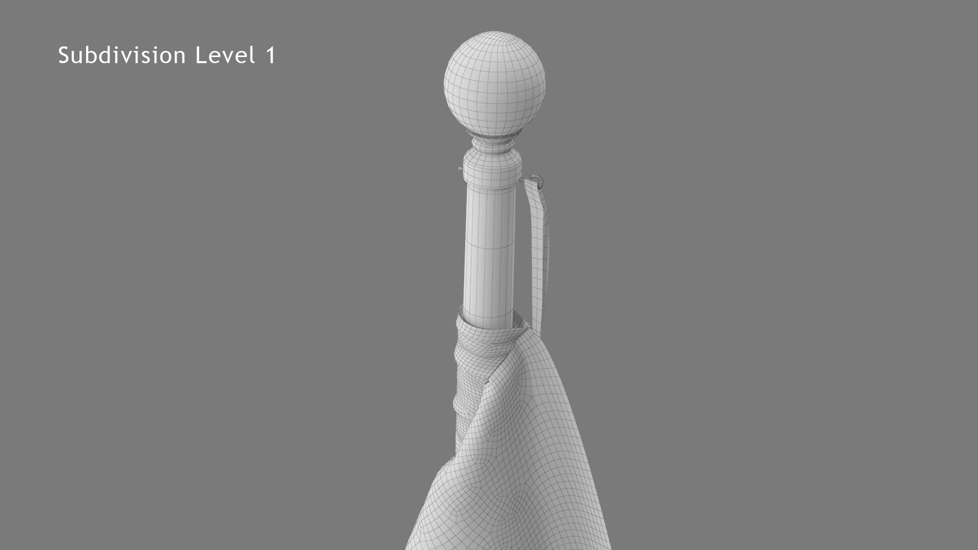 Japan Office Flag 3D Model - TurboSquid 1350131