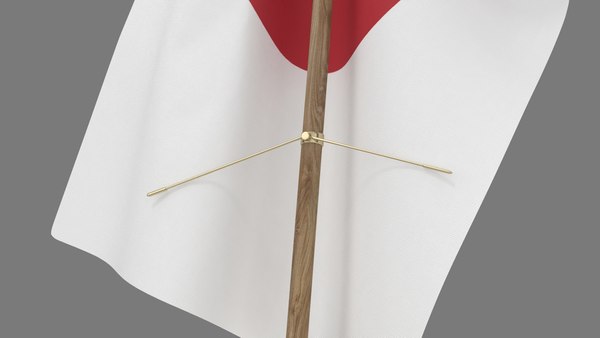 modelo 3d Bandera de la oficina de Japón - TurboSquid 1350131