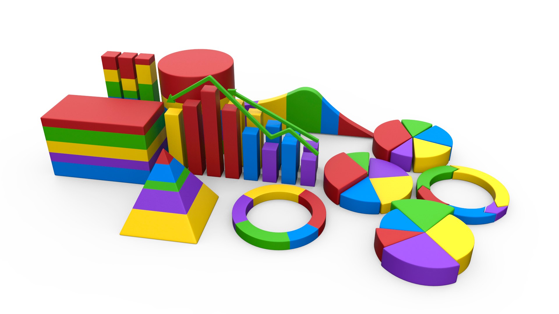 3D Charts Model - TurboSquid 1487549