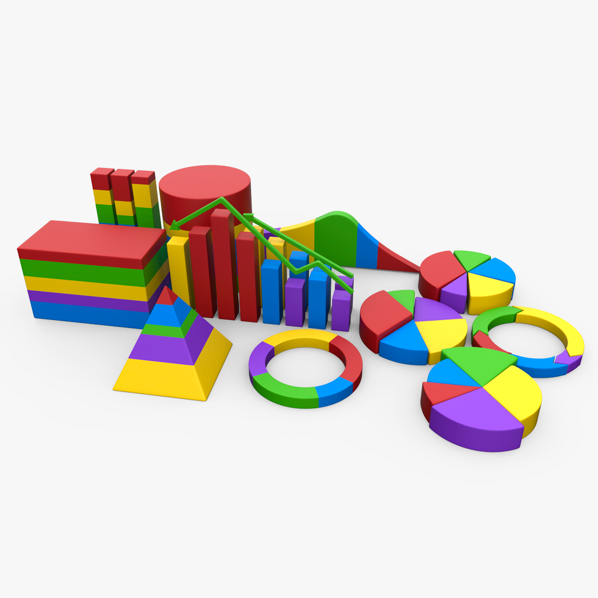 3D charts model - TurboSquid 1487549