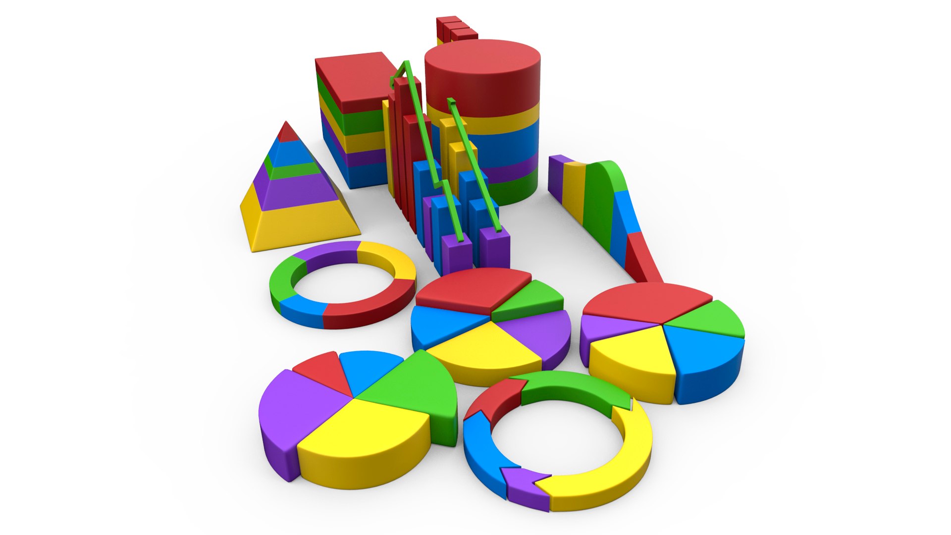 3D Charts Model - TurboSquid 1487549