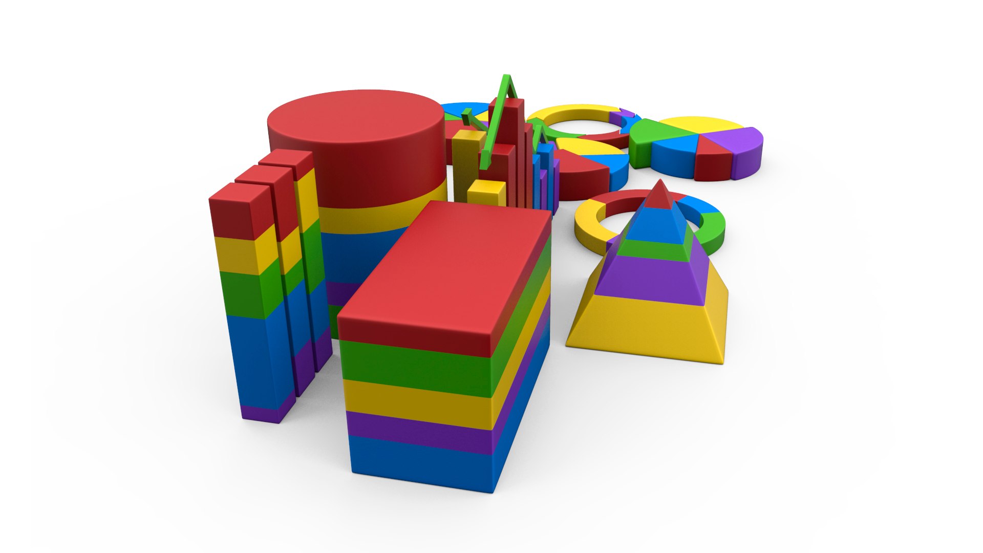 3D Charts Model - TurboSquid 1487549