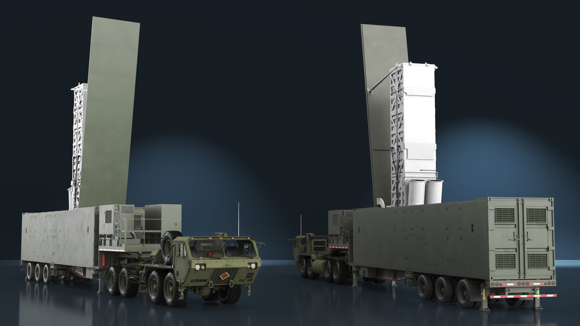 Truck M983 With Missile Launcher On Alert 3D Model - TurboSquid 2330132