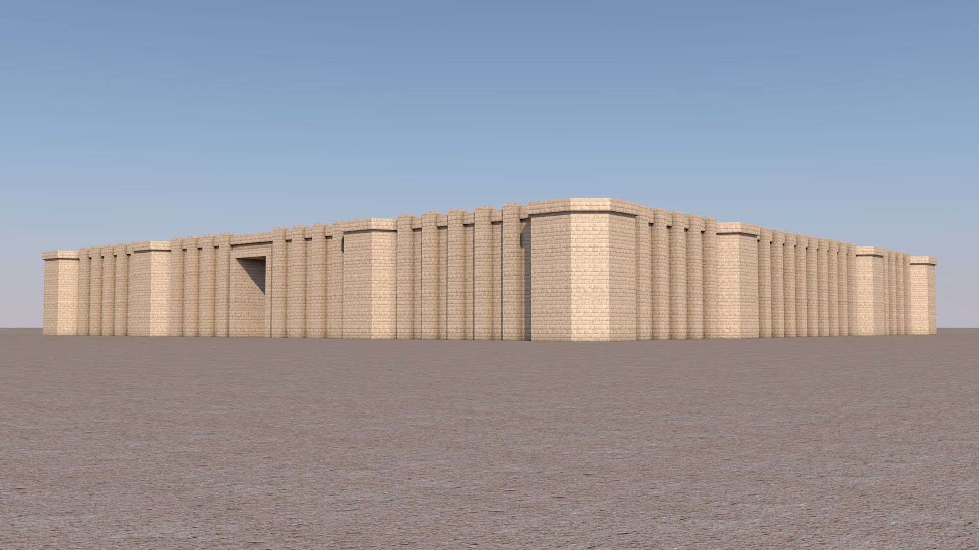 Medieval Walls 3D - TurboSquid 2519363