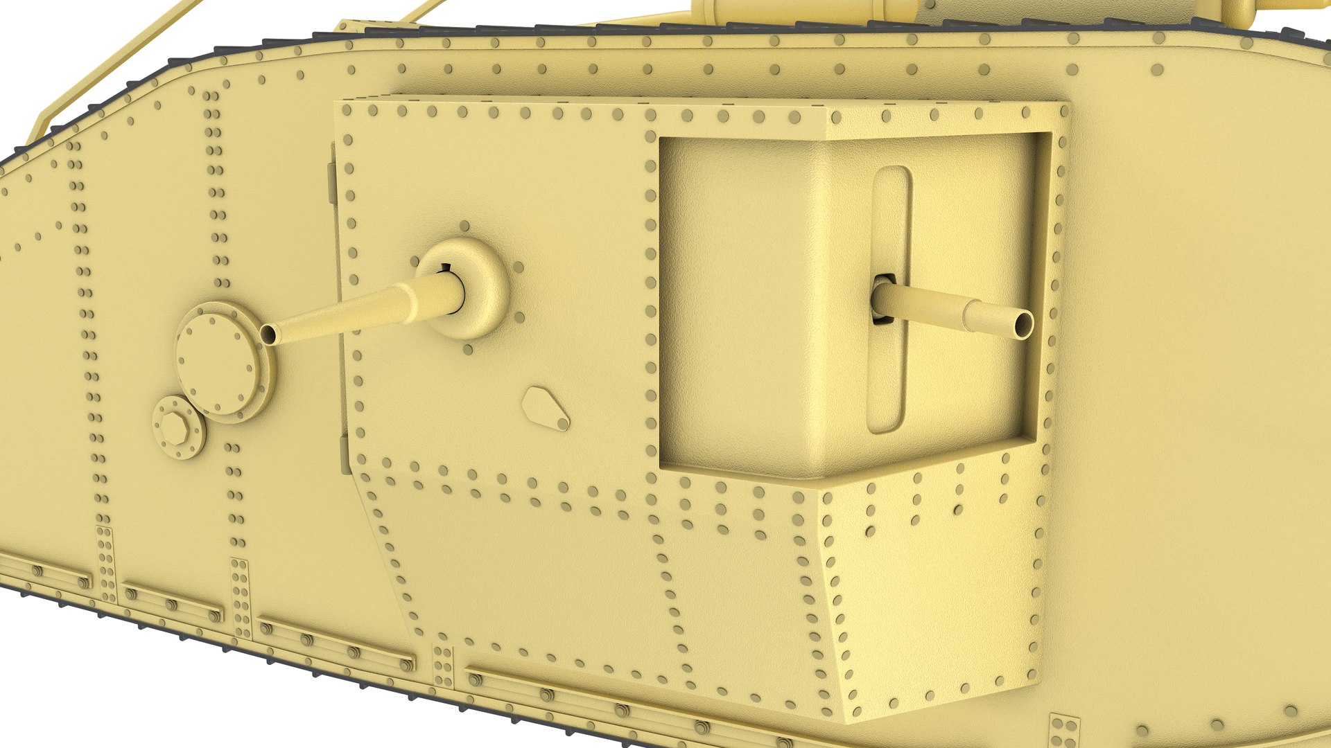 Tank MK 4 3D - TurboSquid 2258377