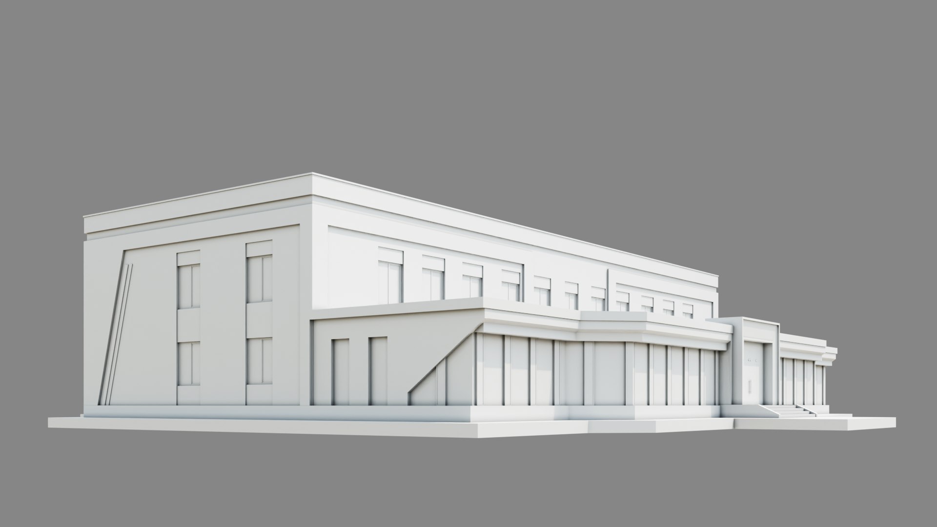 Modern Building 3D - TurboSquid 2028997