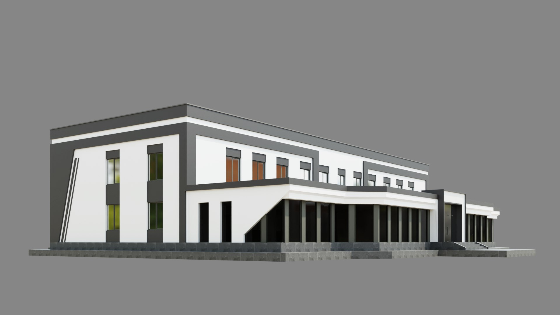 Modern Building 3D - TurboSquid 2028997