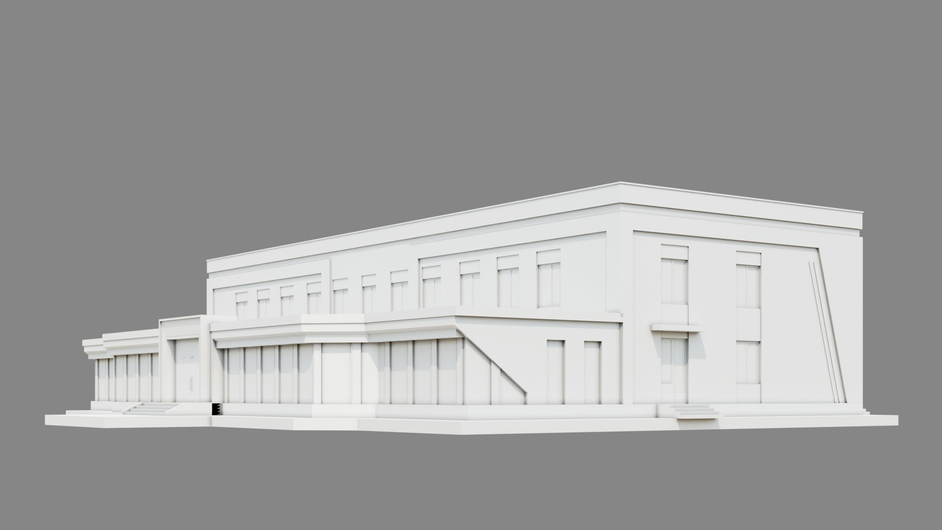 Modern Building 3D - TurboSquid 2028997