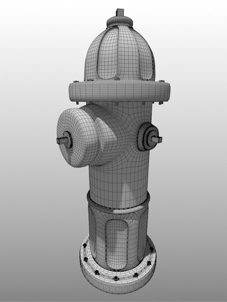3d model hydrant