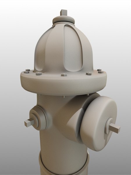 3d model hydrant