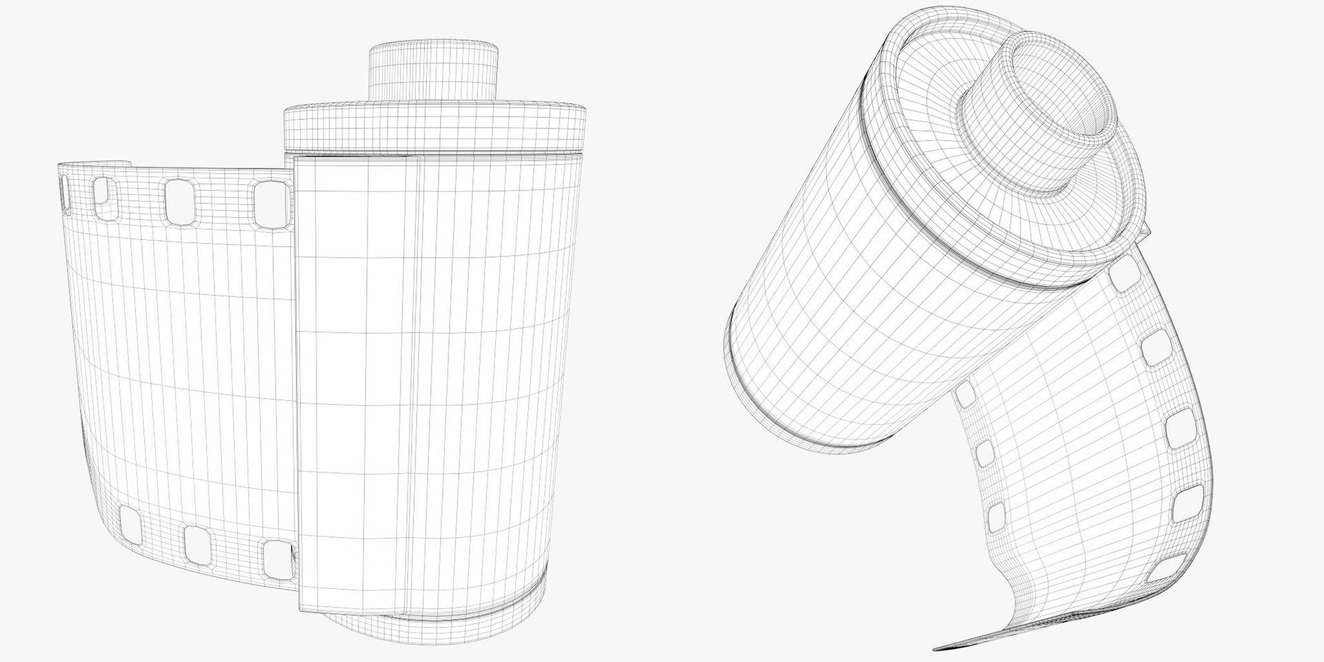 Photographic Roll 3D Model - TurboSquid 1333625