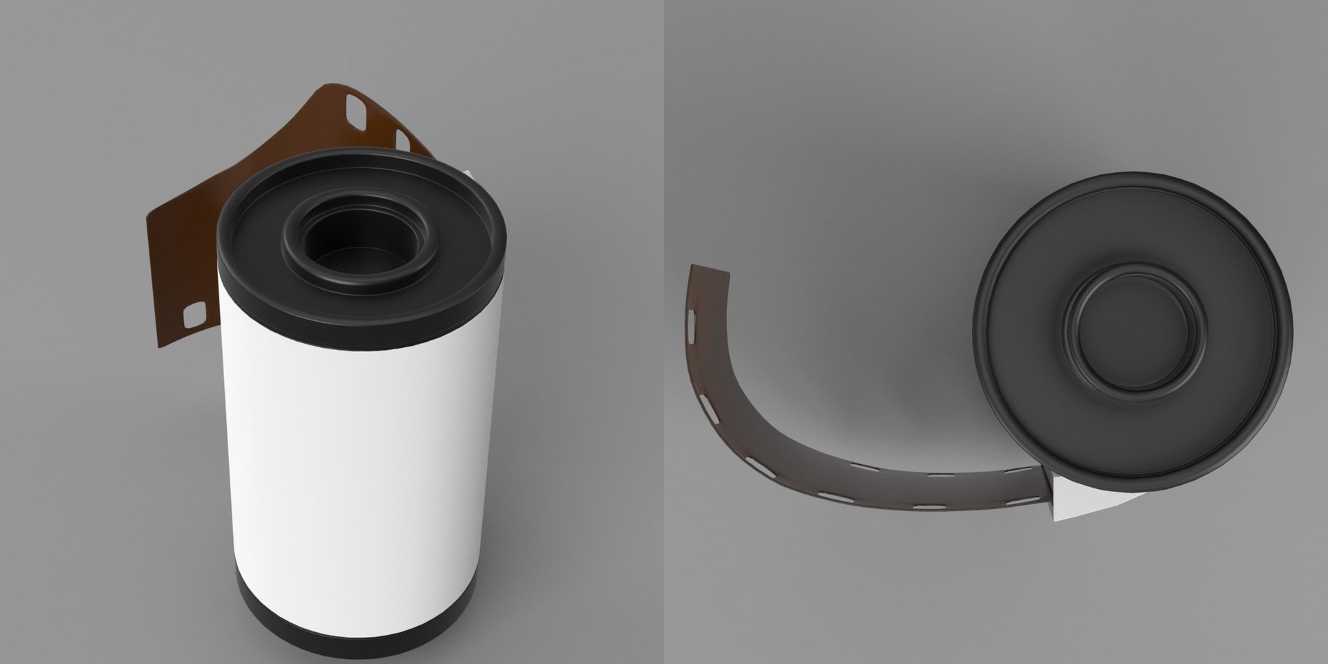 Photographic Roll 3D Model - TurboSquid 1333625