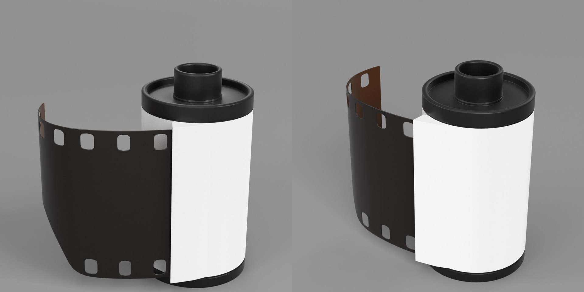 Photographic Roll 3D Model - TurboSquid 1333625
