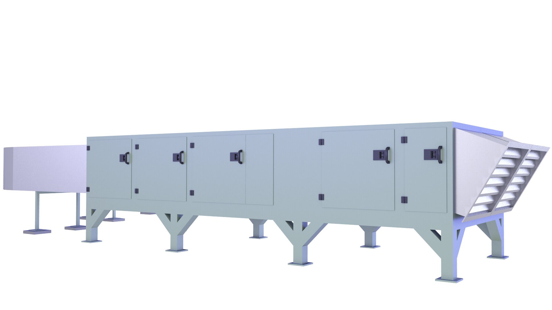 3D Air Handler Low Poly For Games 4 Model - TurboSquid 2097146