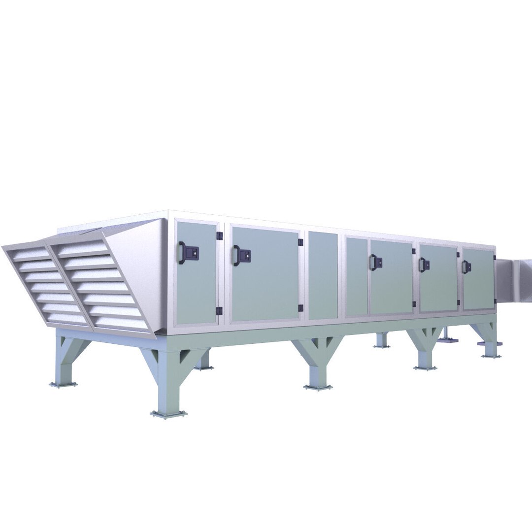 3D Air Handler Low Poly For Games 4 Model - TurboSquid 2097146