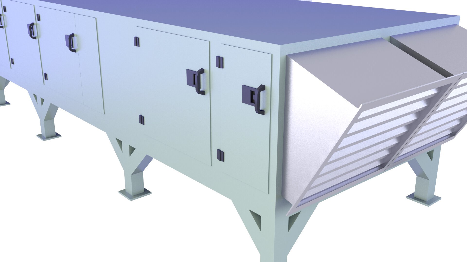 3D Air Handler Low Poly For Games 4 Model - TurboSquid 2097146