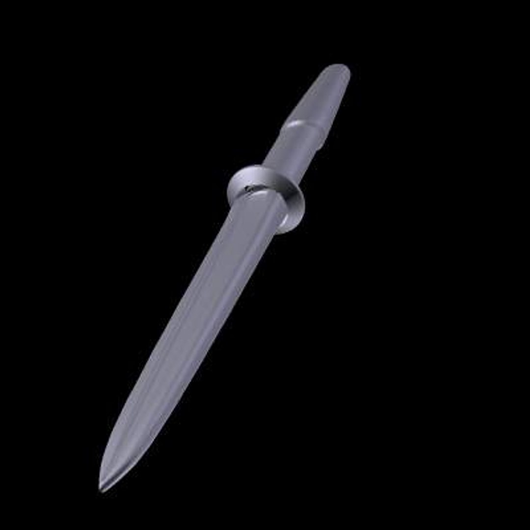3d Medieval Dagger Model
