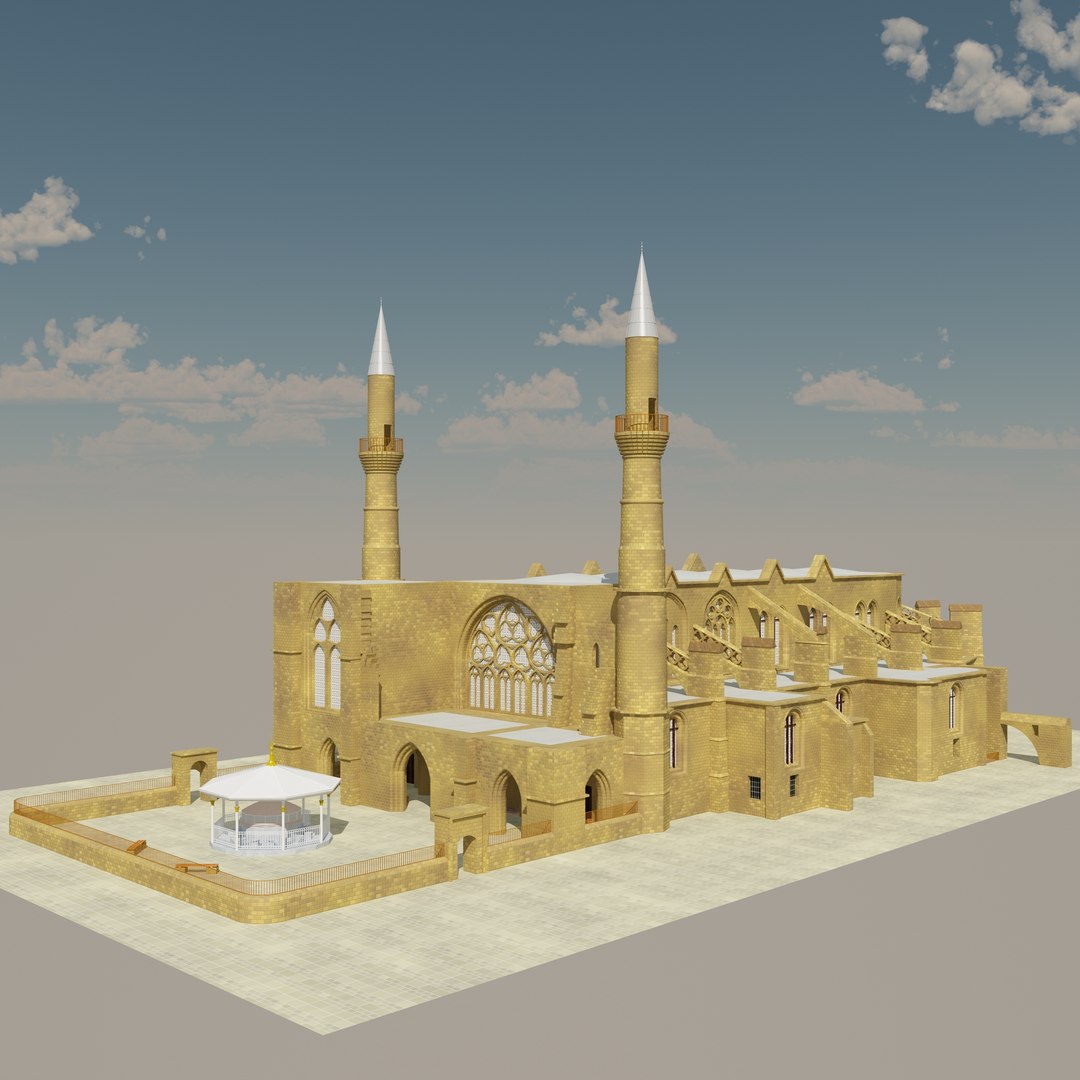 3d selimiye mosque