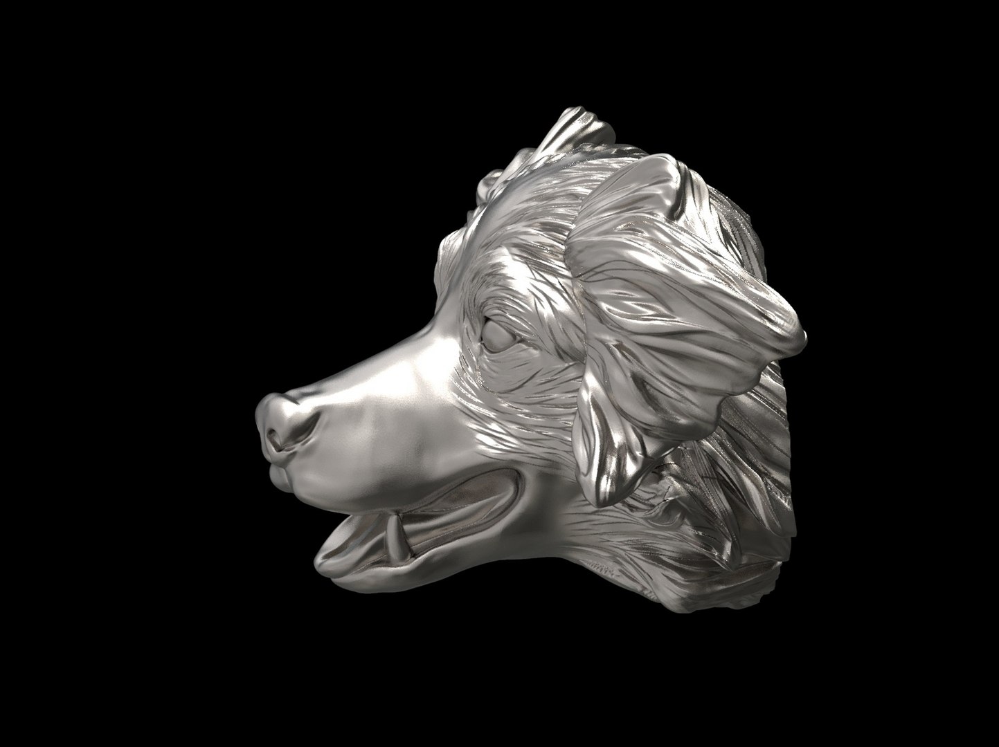3D Australian Shepherd Readytoprint Model - TurboSquid 1875208