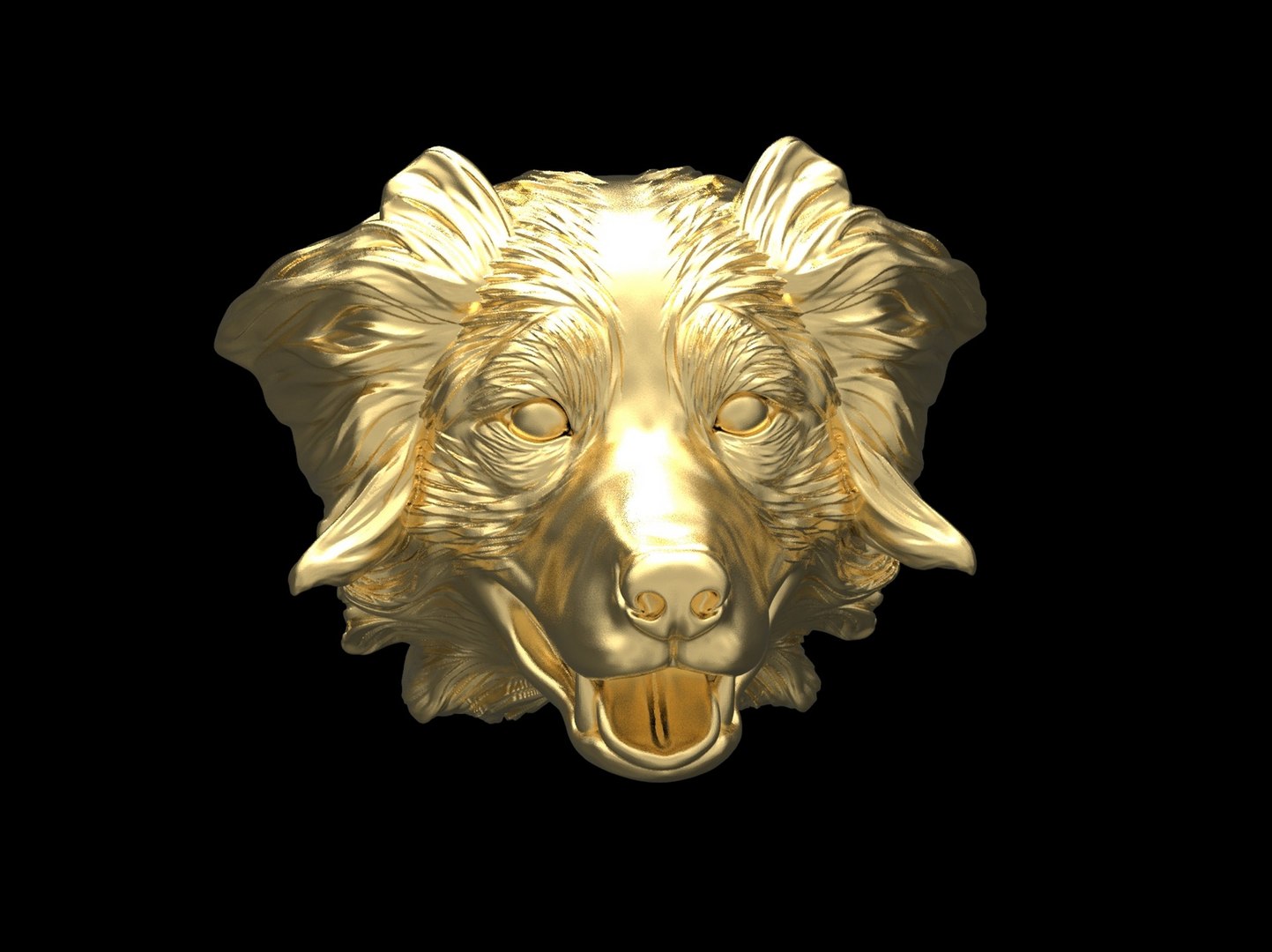 3D Australian Shepherd Readytoprint Model - TurboSquid 1875208