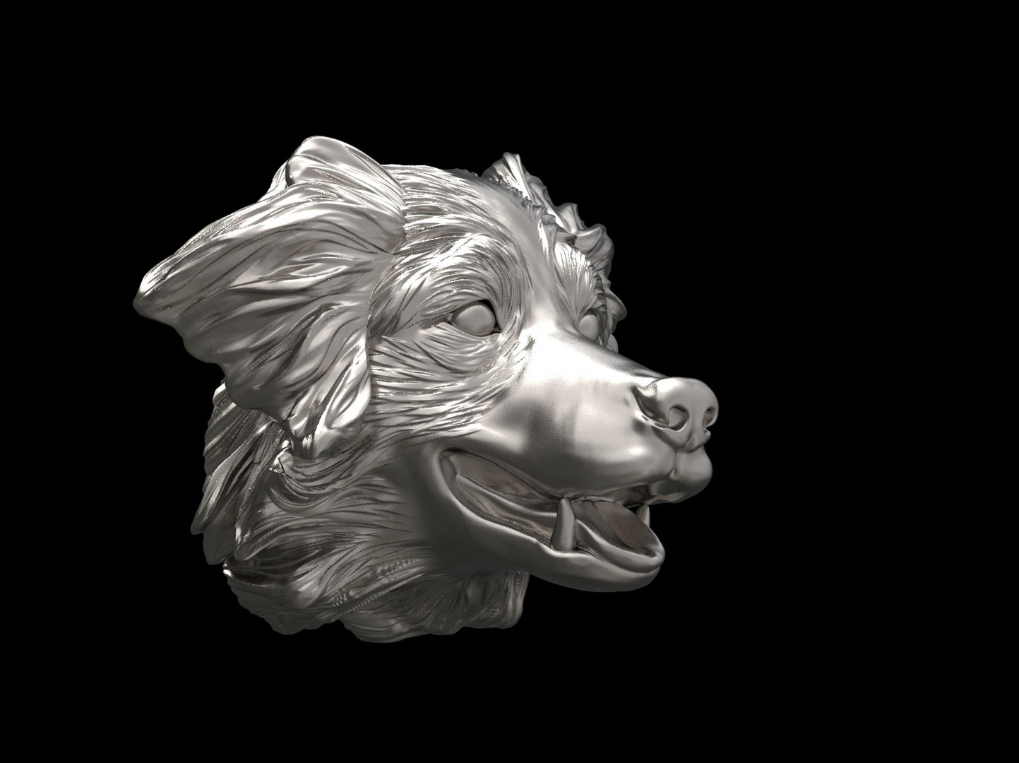 3D Australian Shepherd Readytoprint Model - TurboSquid 1875208