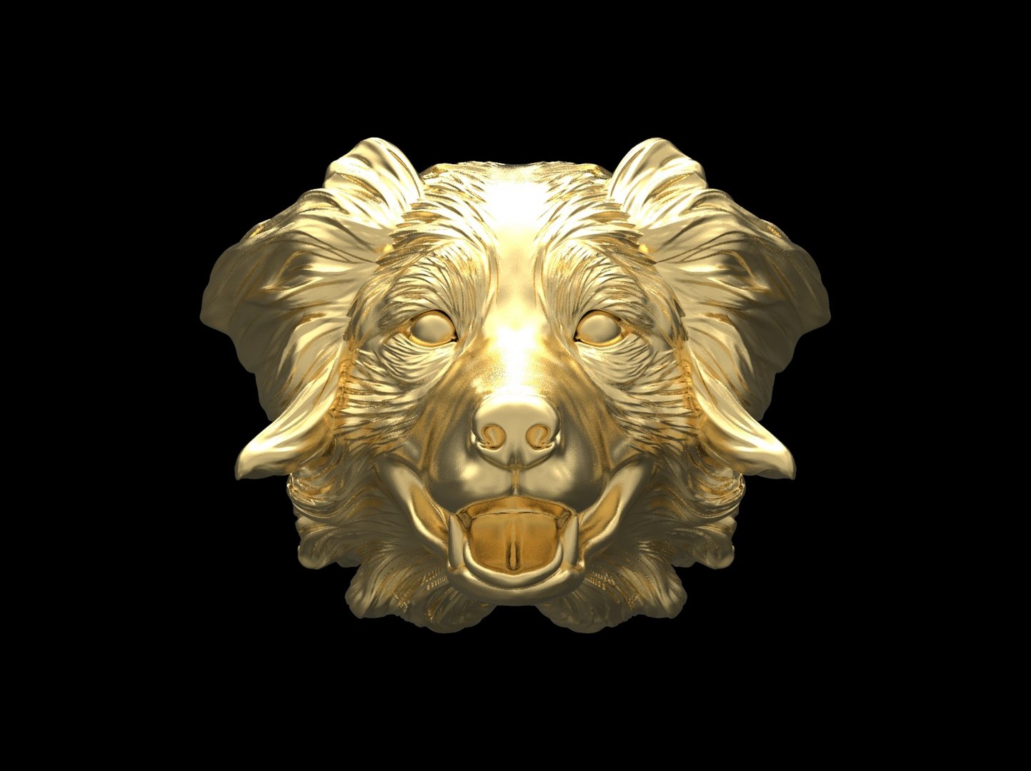 3D Australian Shepherd Readytoprint Model - TurboSquid 1875208