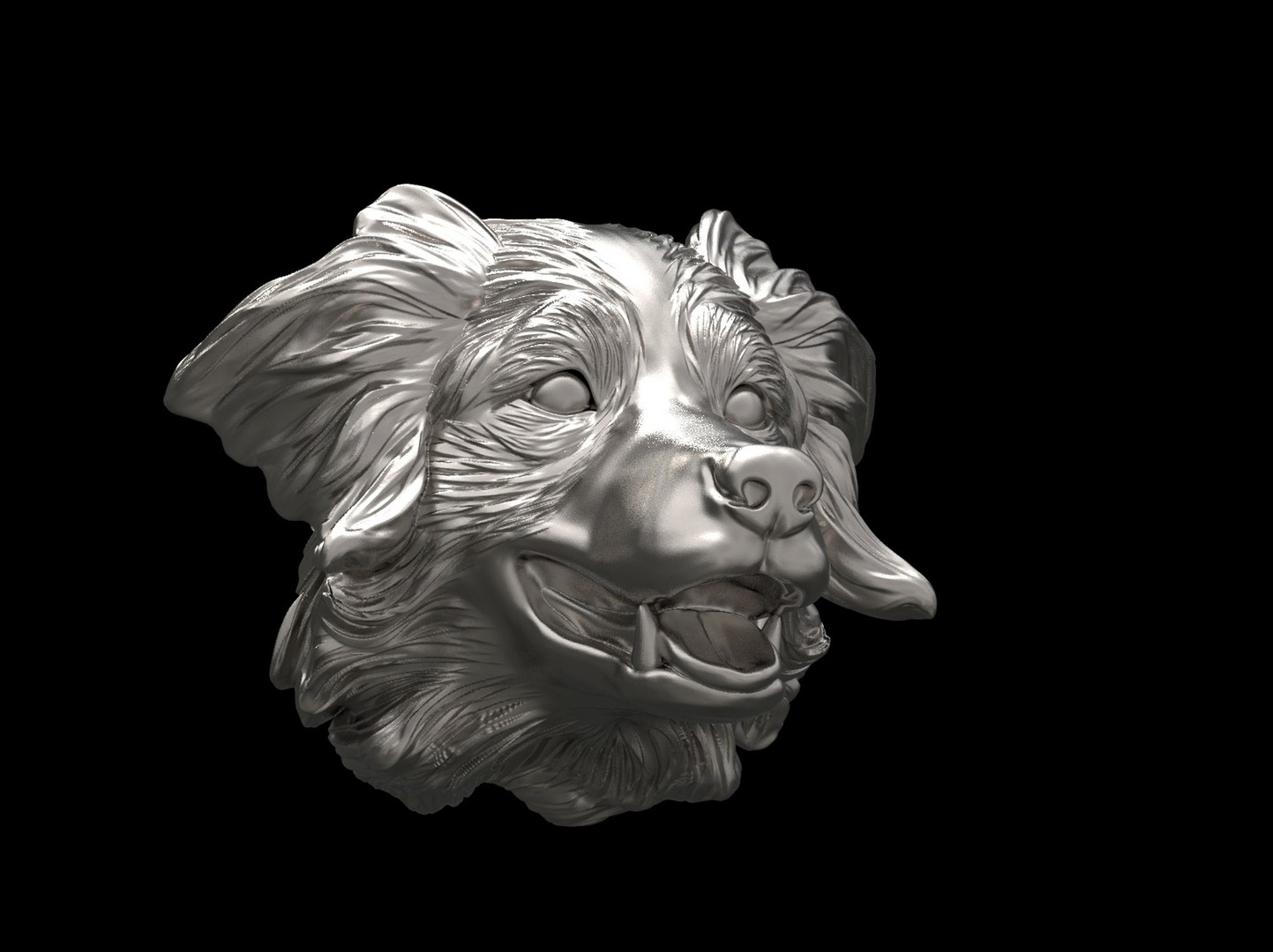 3D Australian Shepherd Readytoprint Model - TurboSquid 1875208