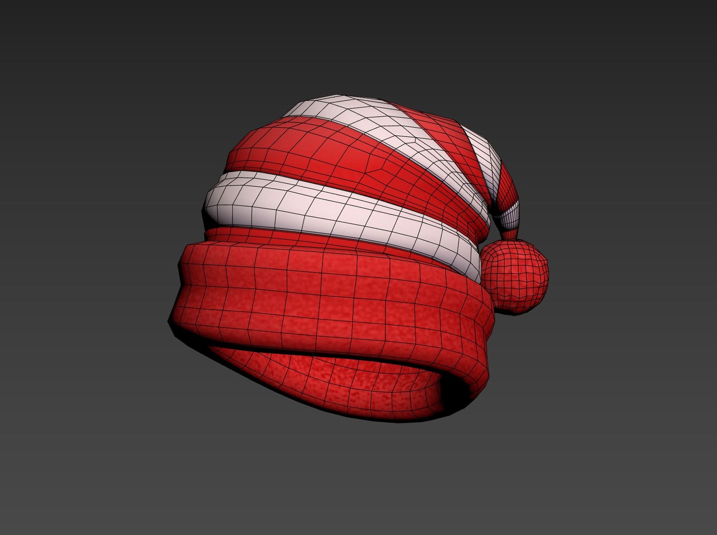 Hat051 Christmas Nightcap 3D - TurboSquid 2337175