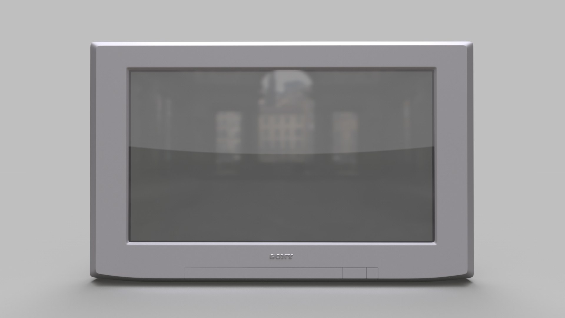Sony Trinitron Television Tv 3D Model - TurboSquid 1497344