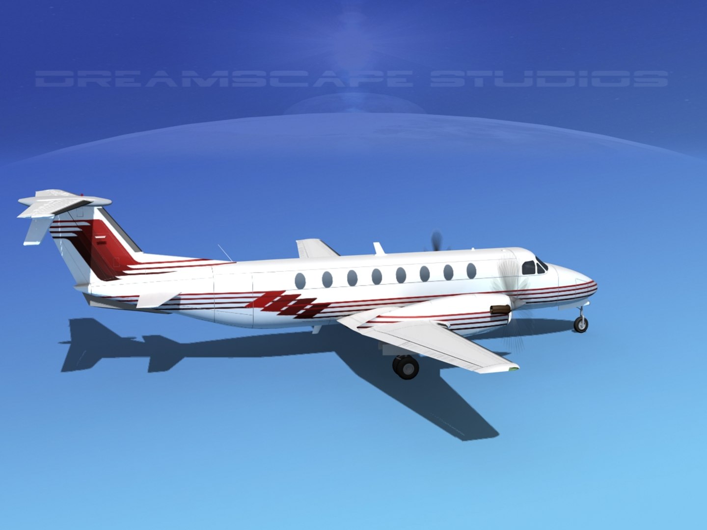3d Model Beechcraft 1900c