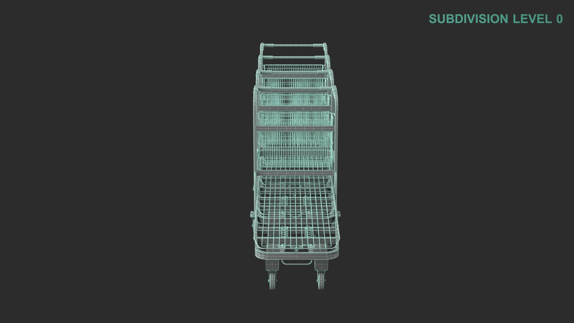 Shopping Carts Model - TurboSquid 2003006