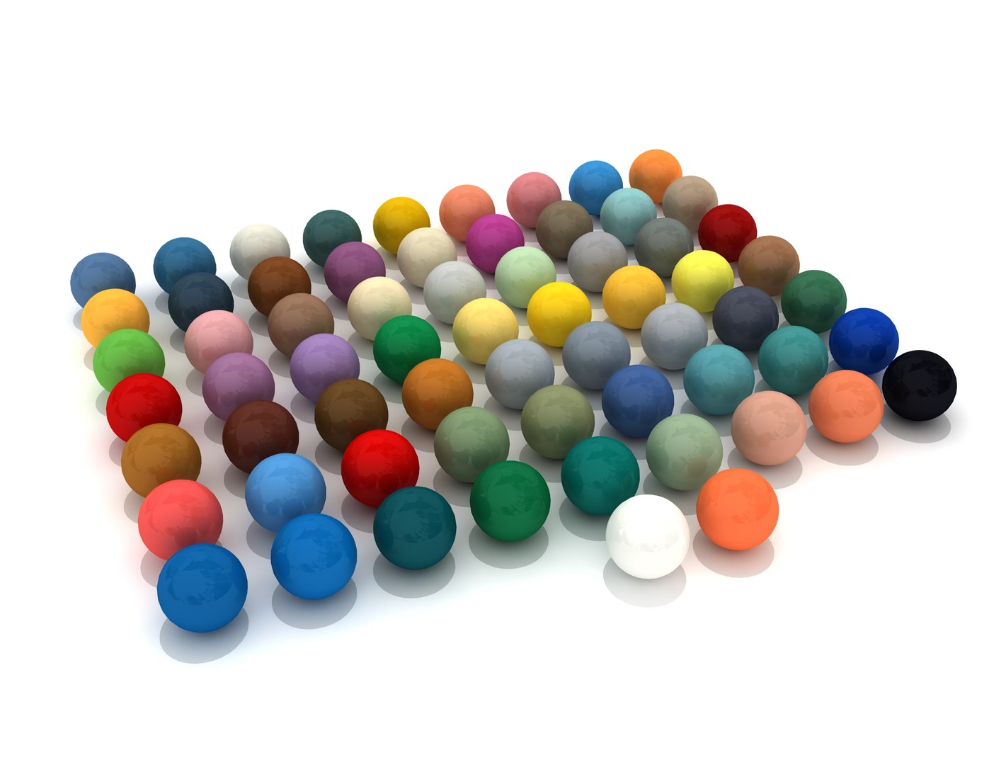 3D Ral Code Collections Materials - TurboSquid 1560430
