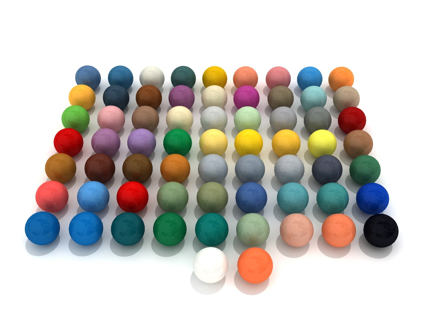 3D Ral Code Collections Materials - TurboSquid 1560430