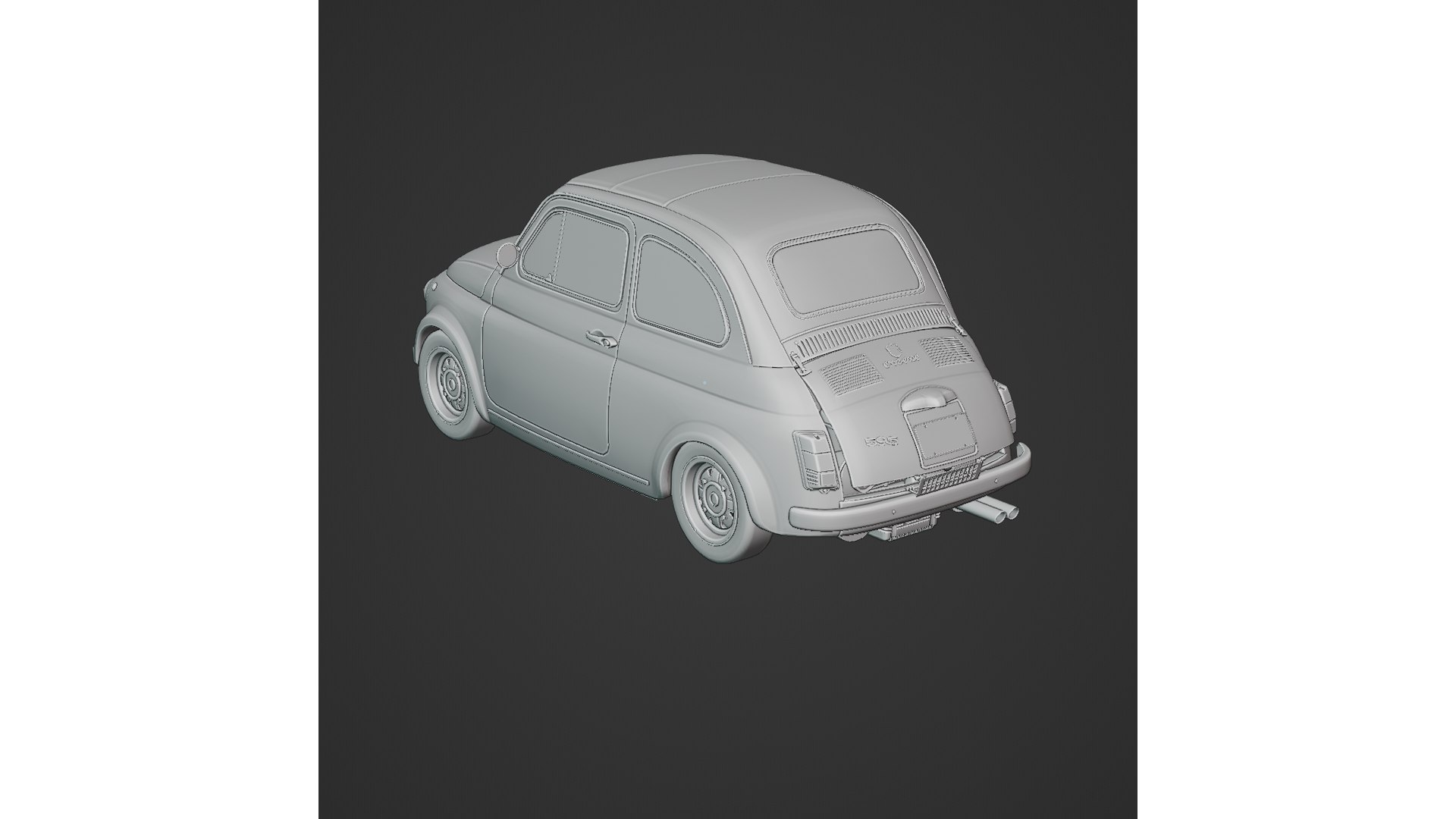 Fiat Abarth 595 SS 1957 3D model - TurboSquid 2048280