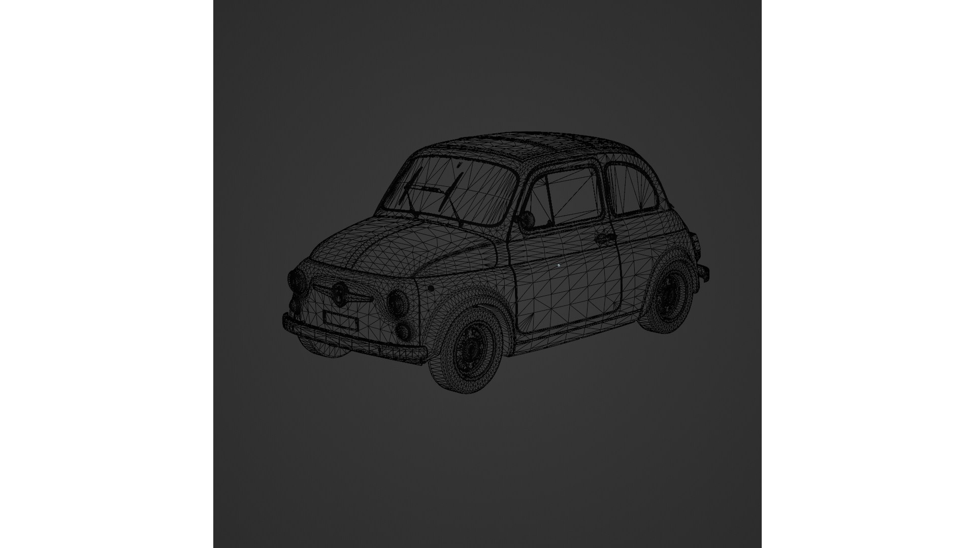 Fiat Abarth 595 SS 1957 3D model - TurboSquid 2048280