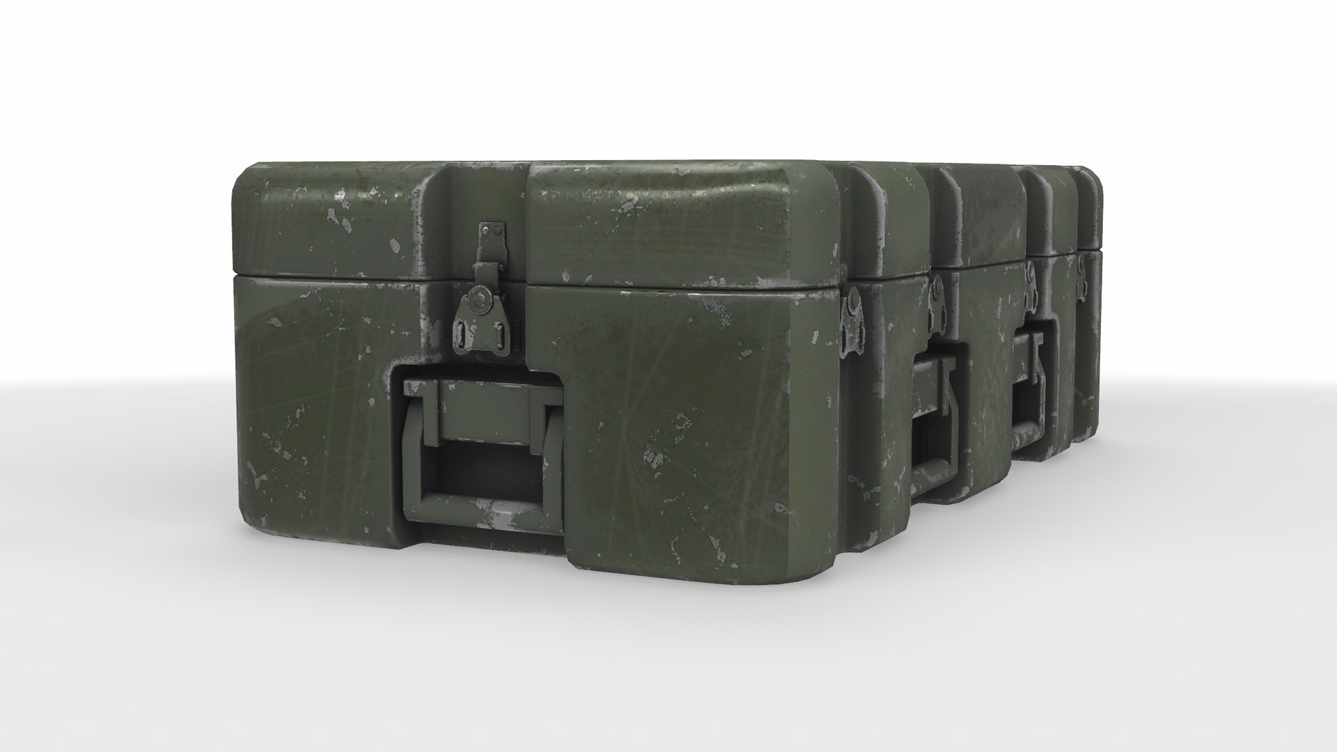 Free Metallic Crate 3D - TurboSquid 2307140