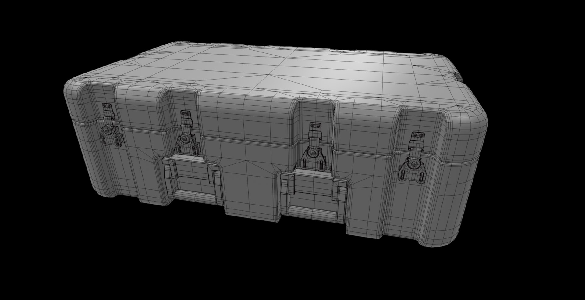 Free Metallic Crate 3D - TurboSquid 2307140