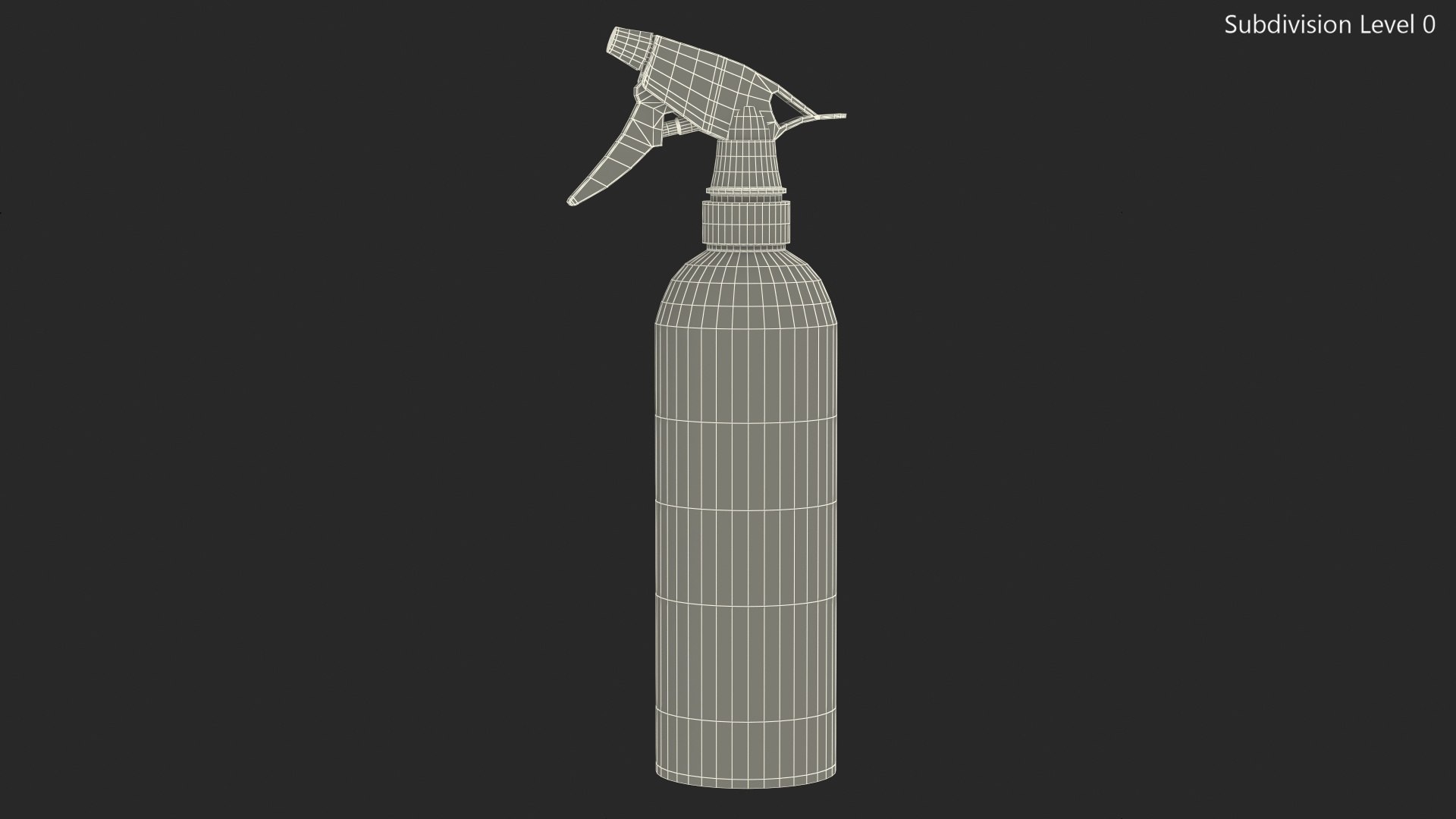 3D White Trigger Sprayer Bottle - TurboSquid 1477106