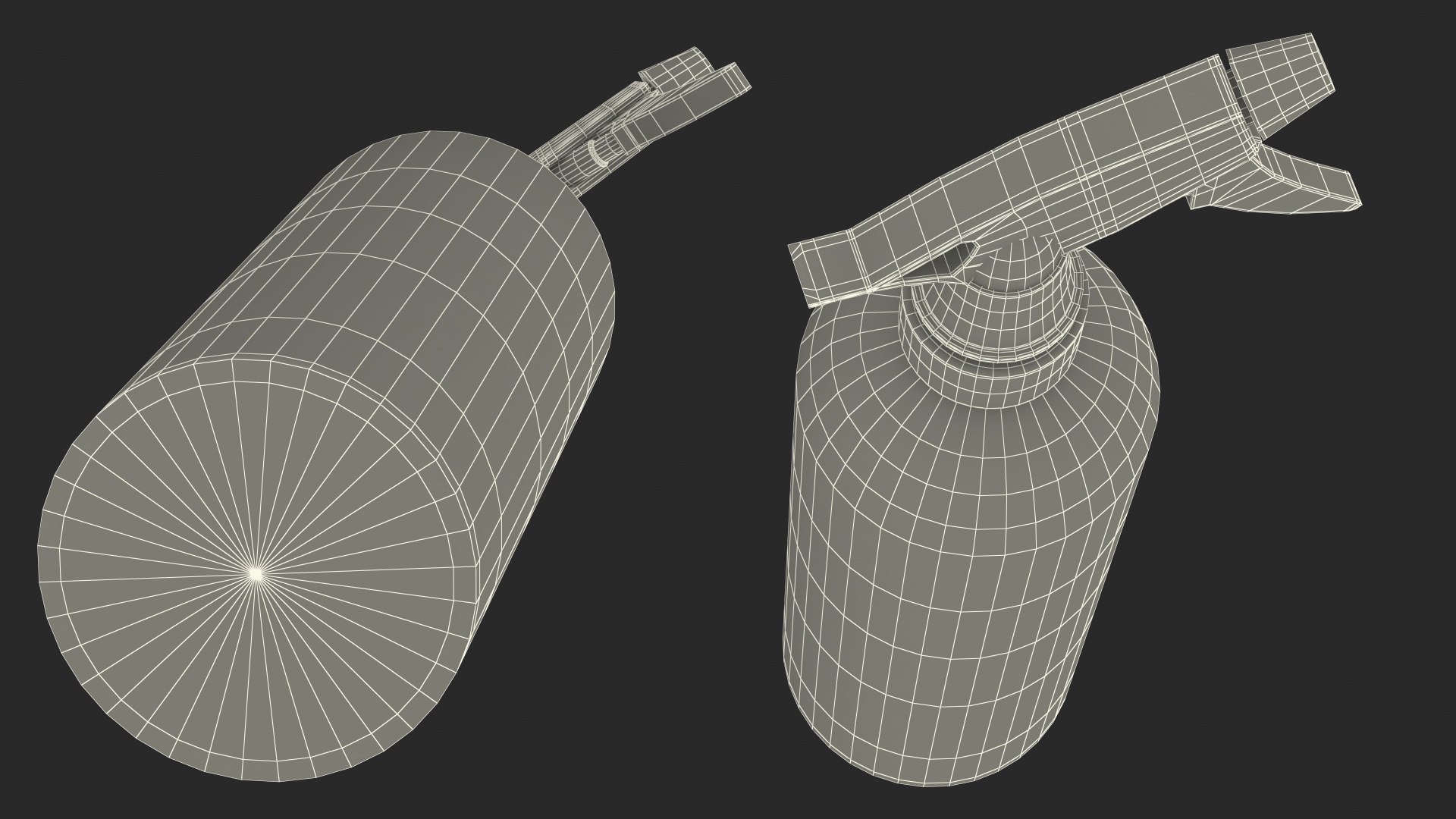 3D white trigger sprayer bottle - TurboSquid 1477106