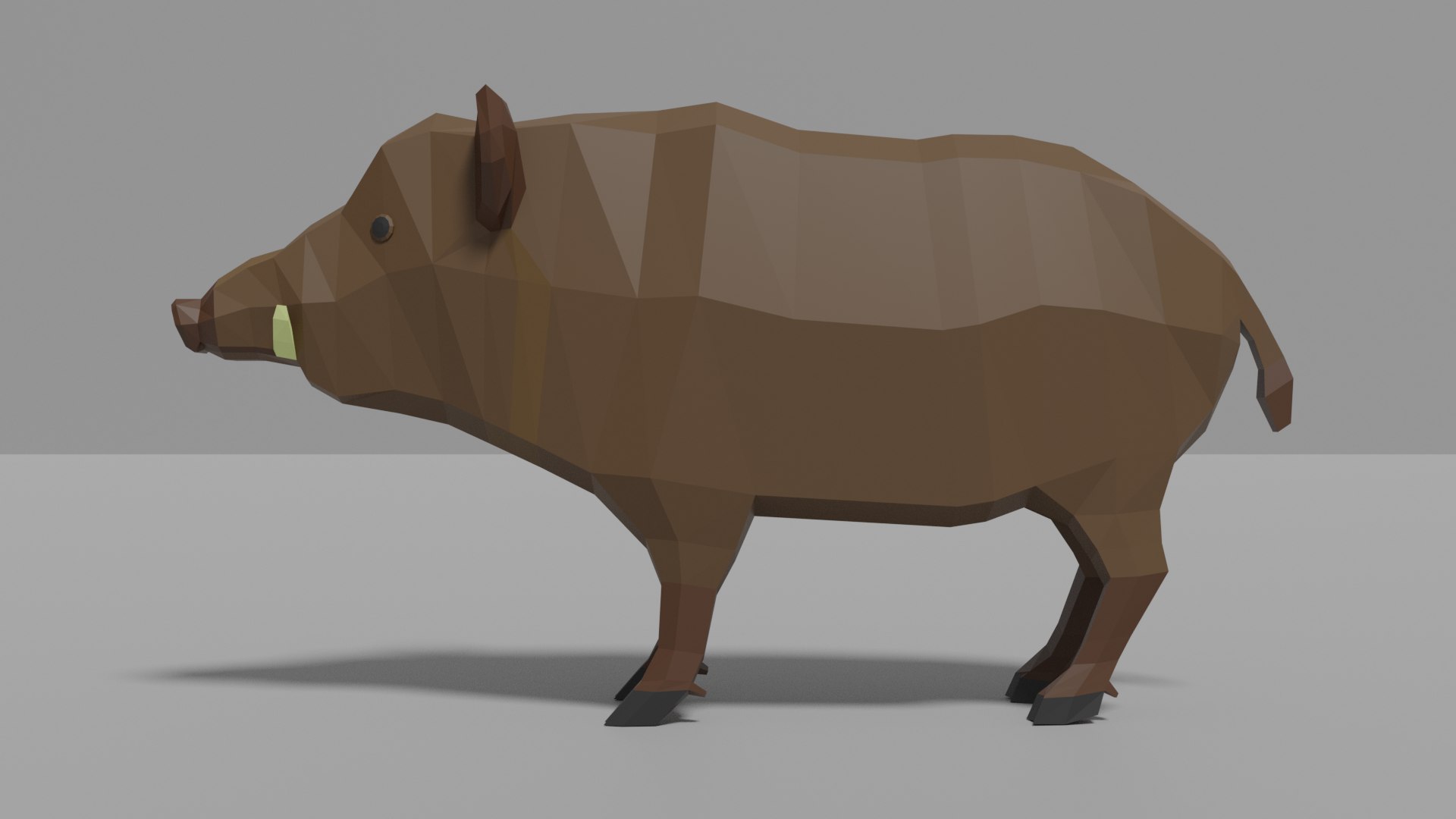 3D Boar Family - TurboSquid 1627412