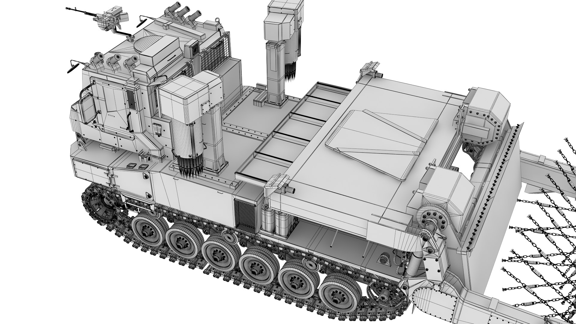 Bionix Counter-Mine Vehicle model - TurboSquid 2147435