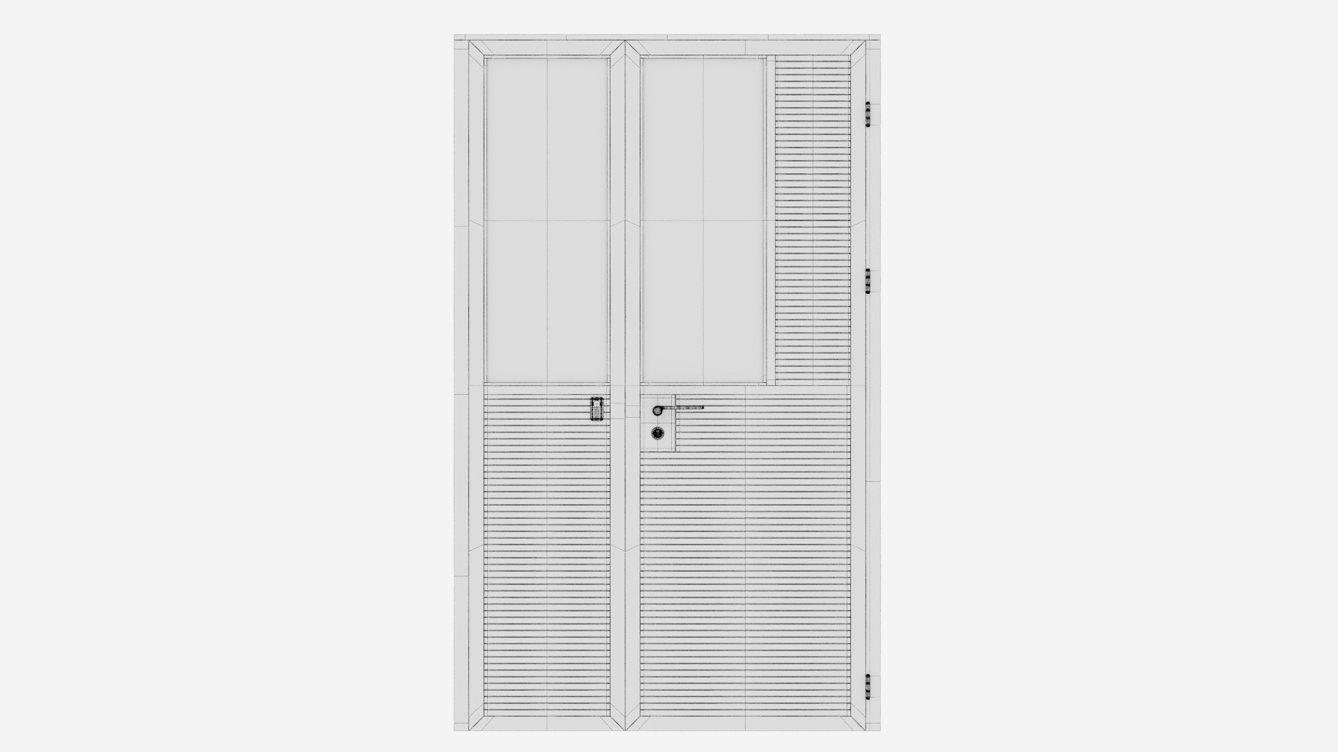 Aluminium Door 84 3D Model - TurboSquid 2019852