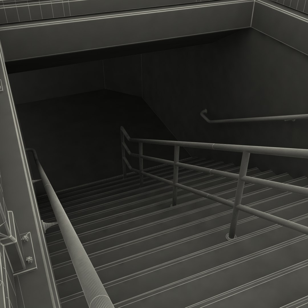 Subway Entrance V4 3d C4d